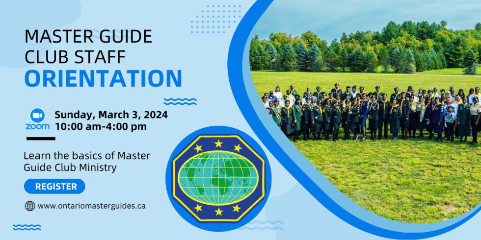 MG Club Staff Orientation | Ontario Master Guides